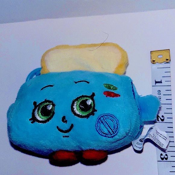 Shopkins | Toys | Shopkins 45 Keychain Plush Poppy Corn Toasty Pop Blue ...